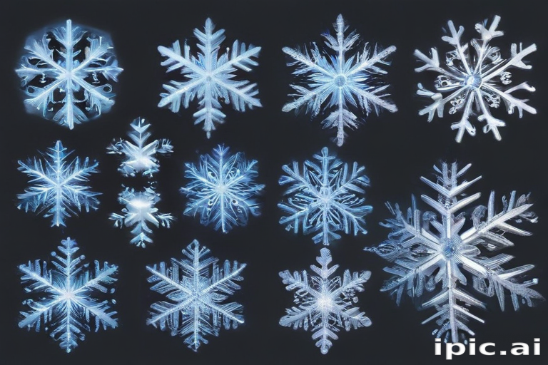 Intricate and Beautiful Snowflake Designs Showcasing Nature's Unique ...