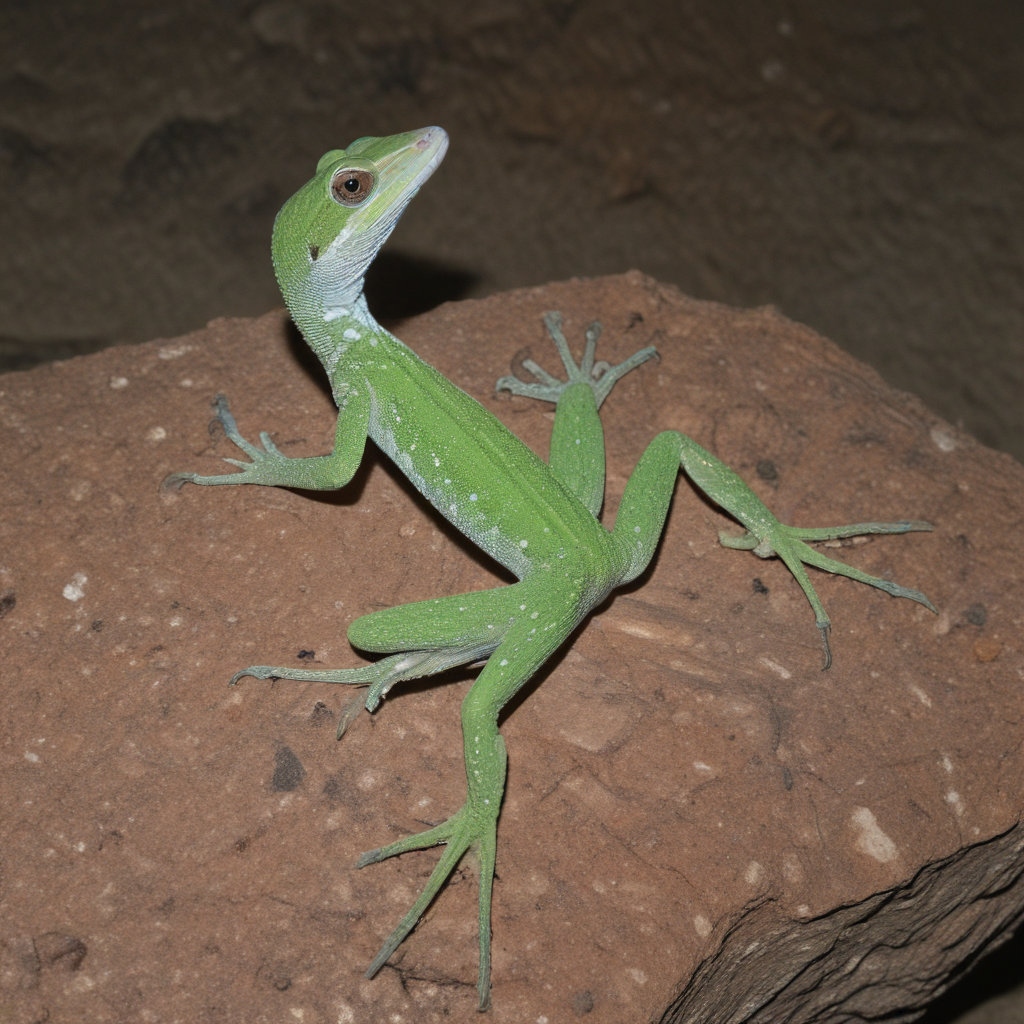 larger toe-pads vs longer slim legged anolis lizards