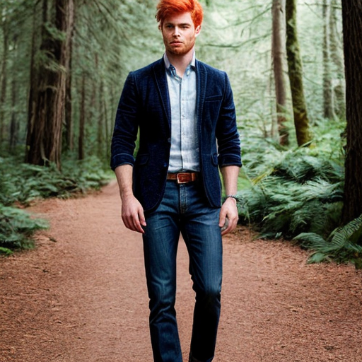forest pixie, redhead, male