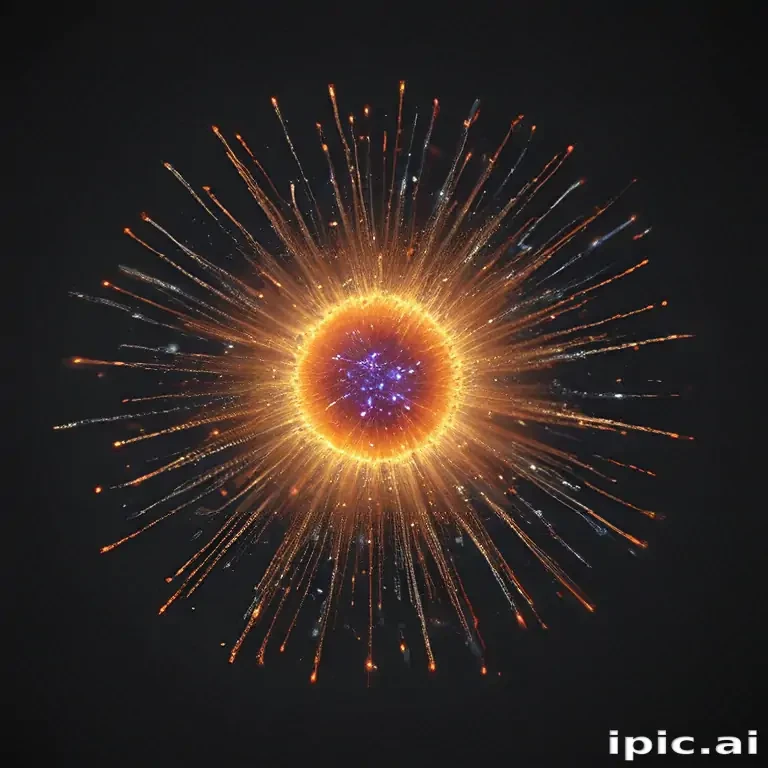 Radiant Explosion of Colors: A Stunning Display of Fireworks in the ...