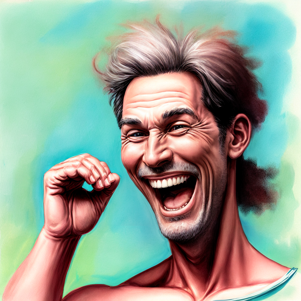 Most Joyful Smile Popeye Digital Fine Art (copy-right free)