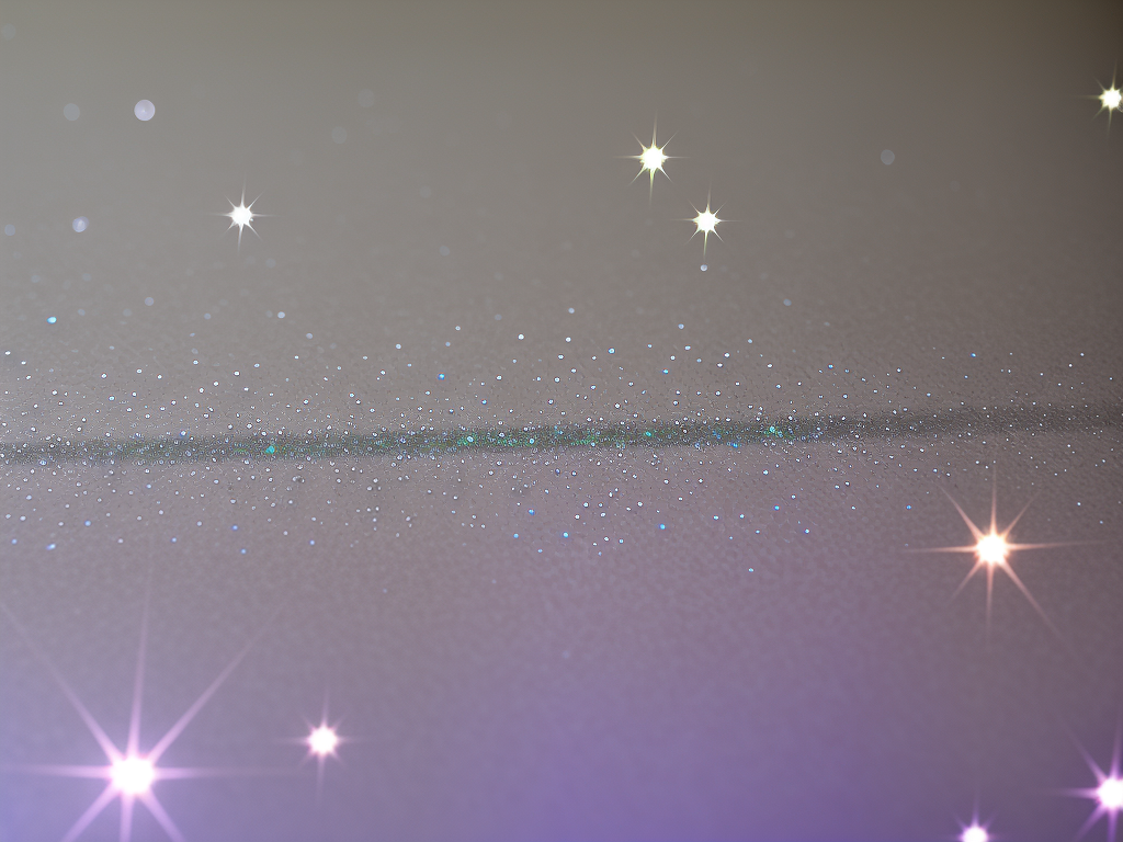 Sparkling Drops of Water Reflecting Light on a Shimmering Surface