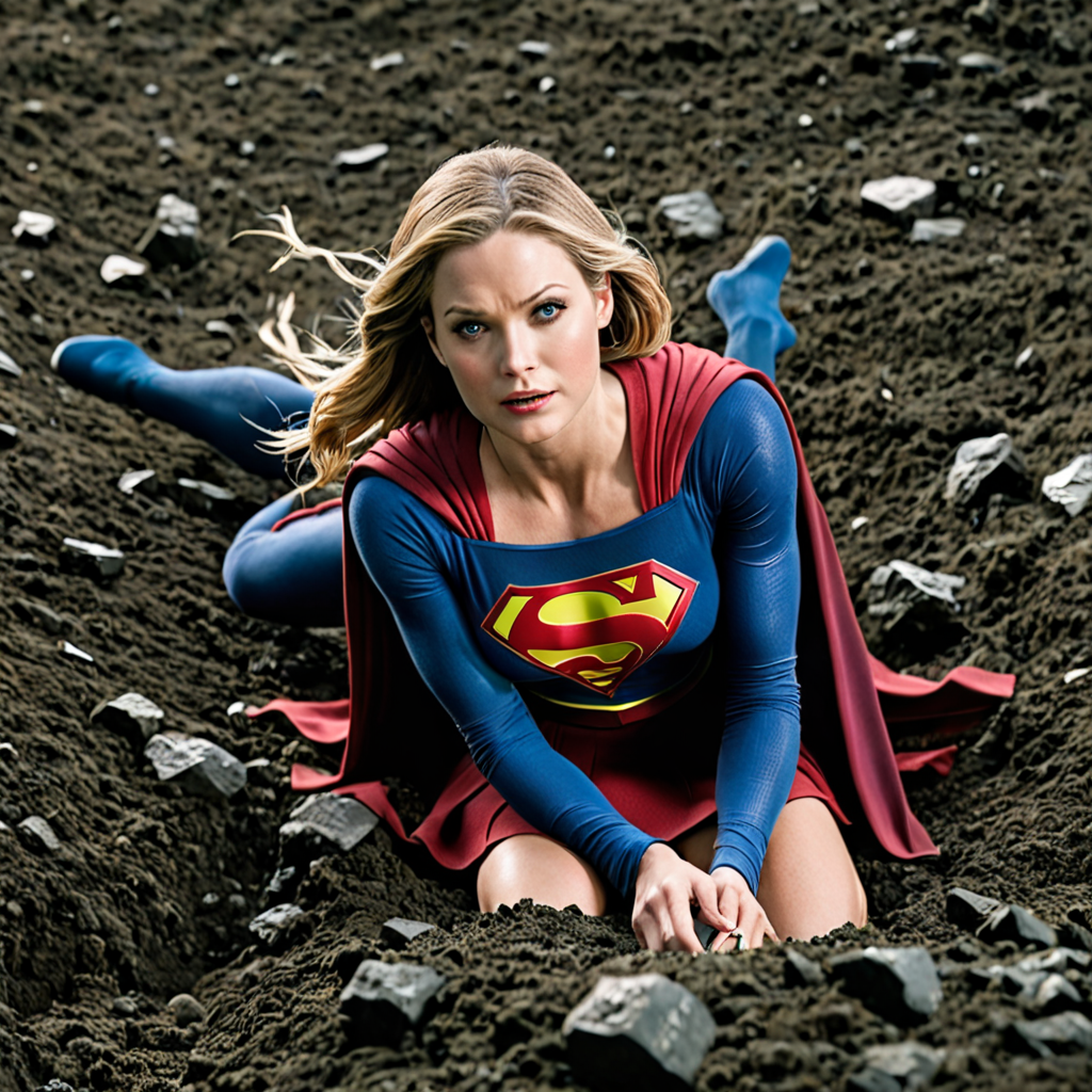 supergirl in ground dying from kryptonite