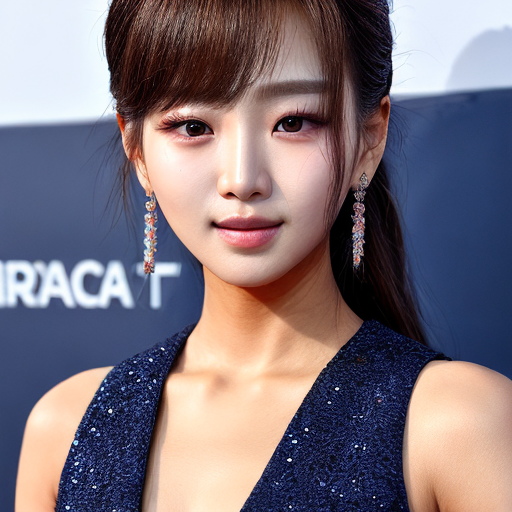 close-up shot of a kpop idol that look