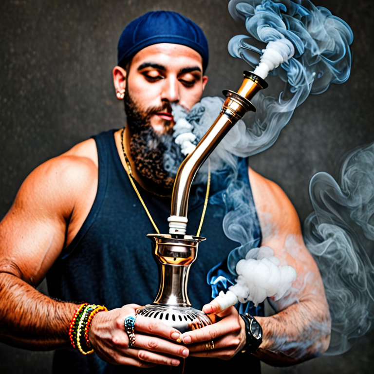 smoke hookah