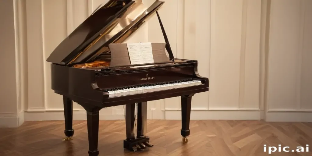 Elegant Grand Piano in a Beautifully Designed Music Room Setting