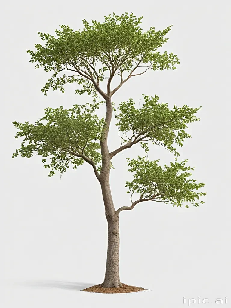 A Lush Green Tree with Expansive Branches and Vibrant Foliage Standing ...