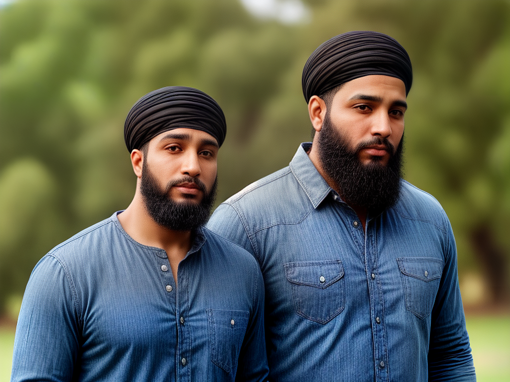 a handsome Muslim with a skullcap and a short beard
