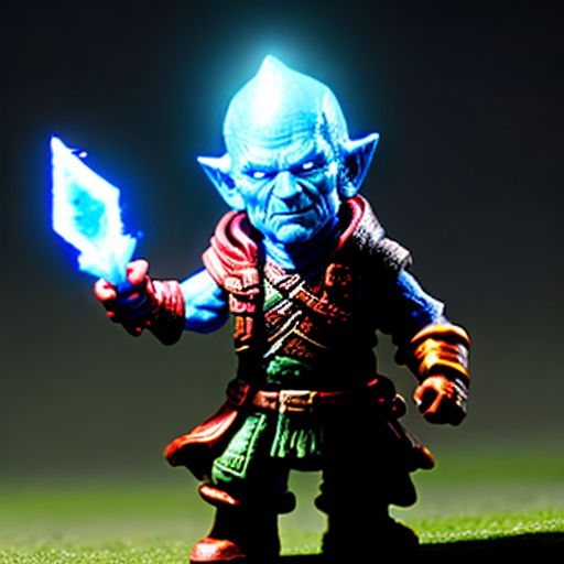 A halfling necromancer, as represented in dungeons and dragons, uses a ...