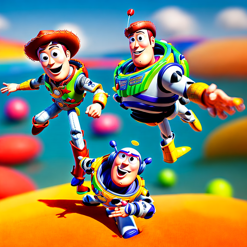 Most Joyful Toy Story Digital Fine Art (copy-right free)