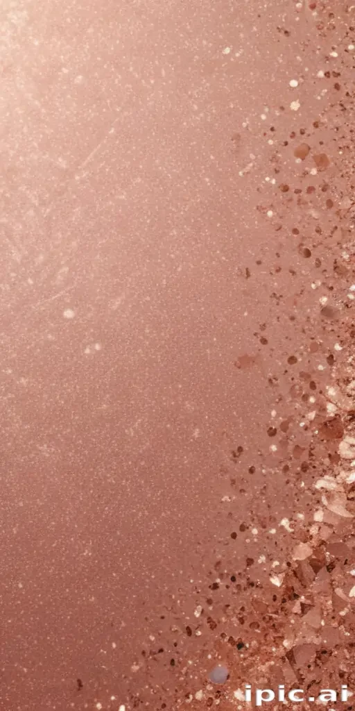 Textured Background Featuring Soft Rose Gold Glitter and Sparkling ...