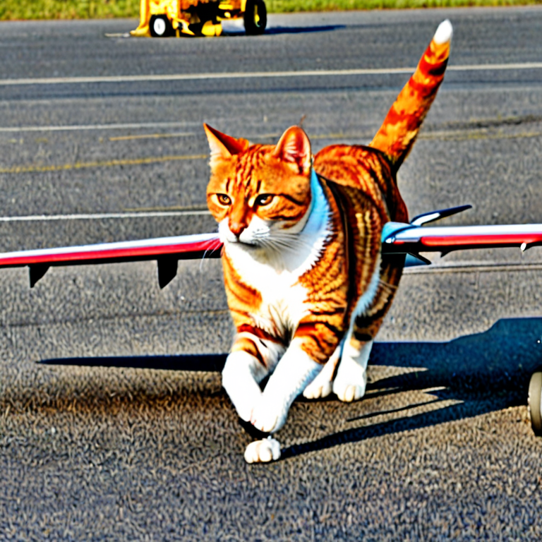 A Cat fighting for its life and the plane is going to crash after 1 minute!