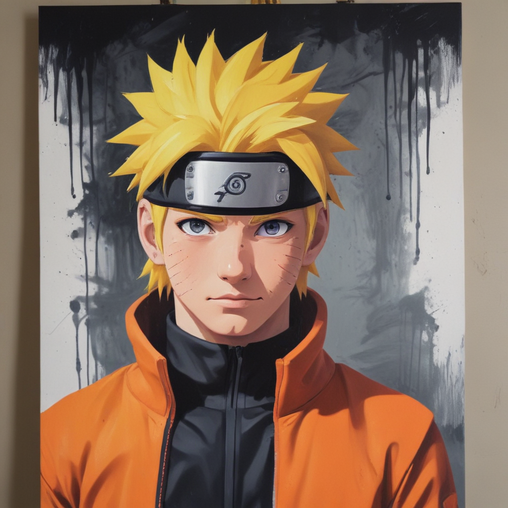 naruto painting