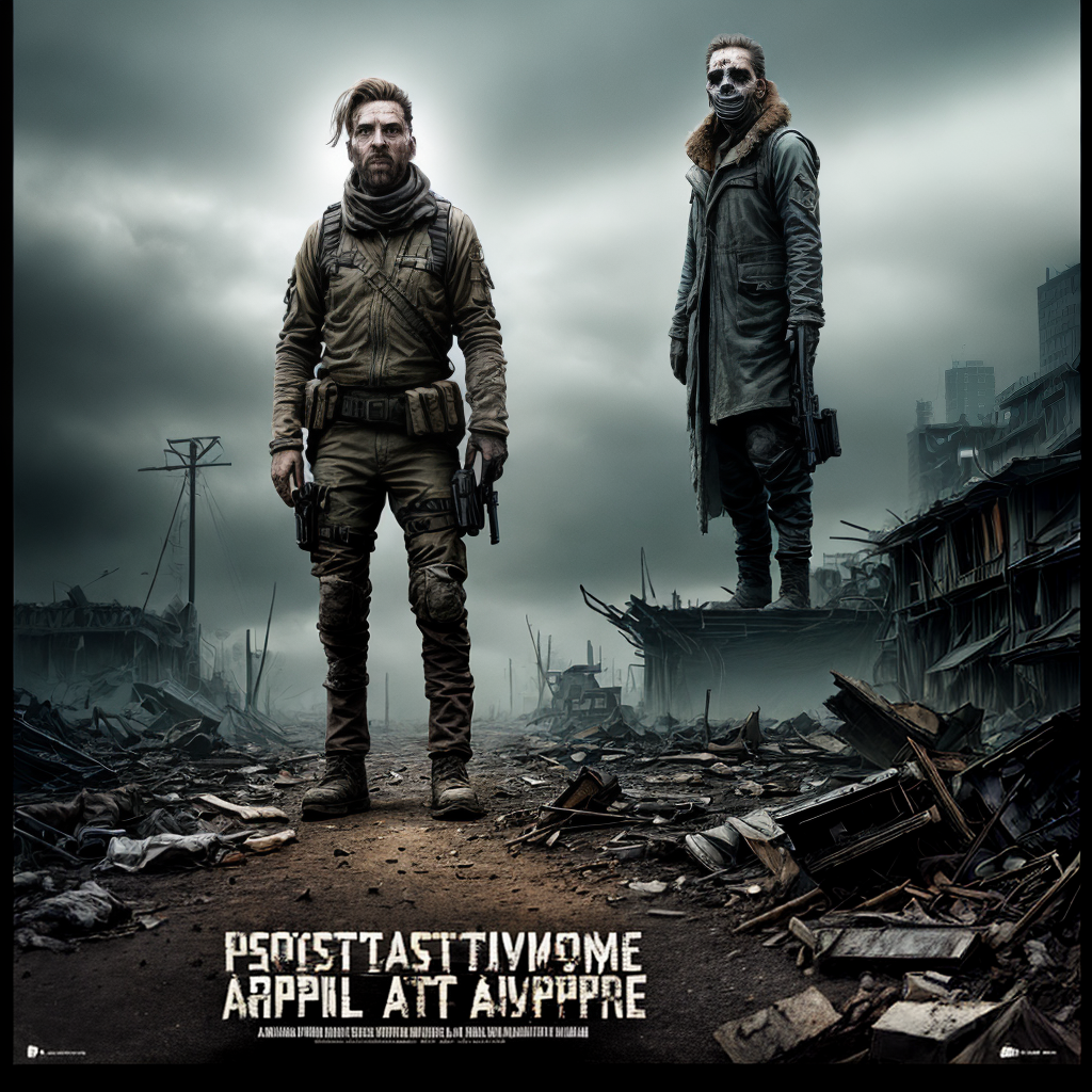 Post apocalypse art poster