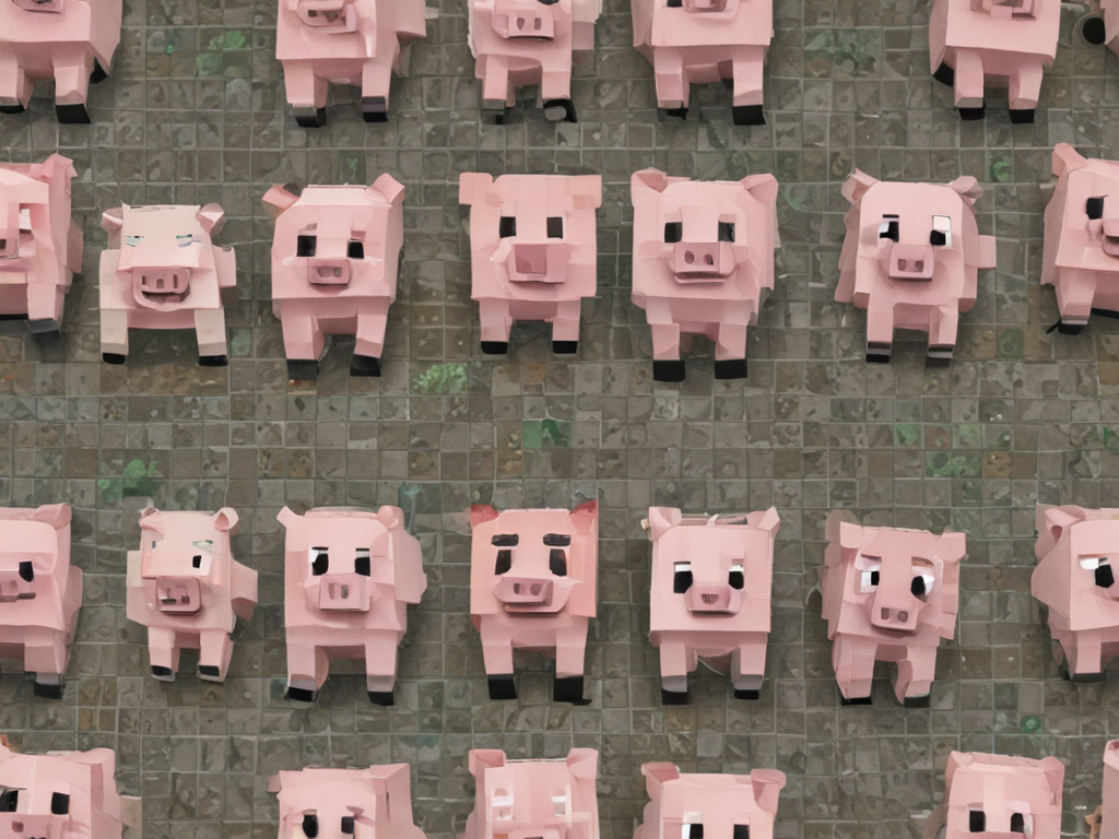 Minecraft pig