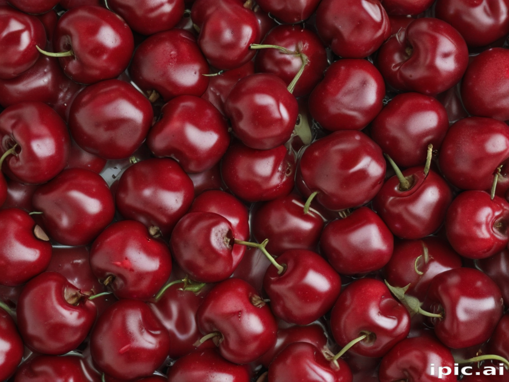 A Vibrant Collection of Fresh, Juicy Red Apples Gathered Together.