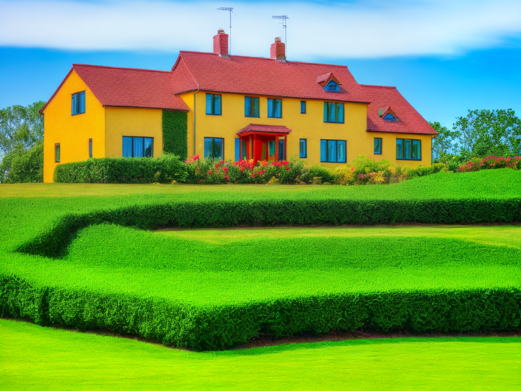 A house in expressionist style