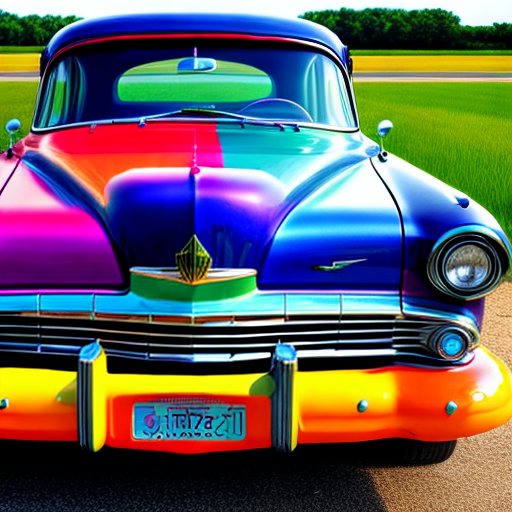 colorful car