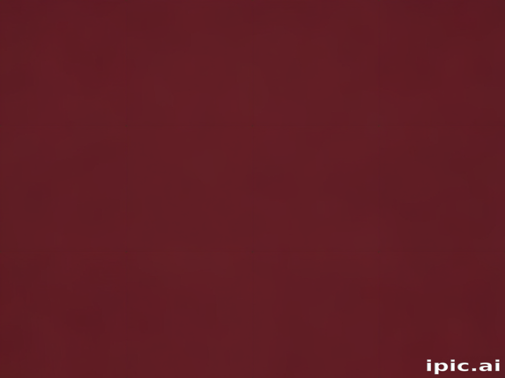 Deep Red Background with Subtle Texture for Artistic and Design Purposes
