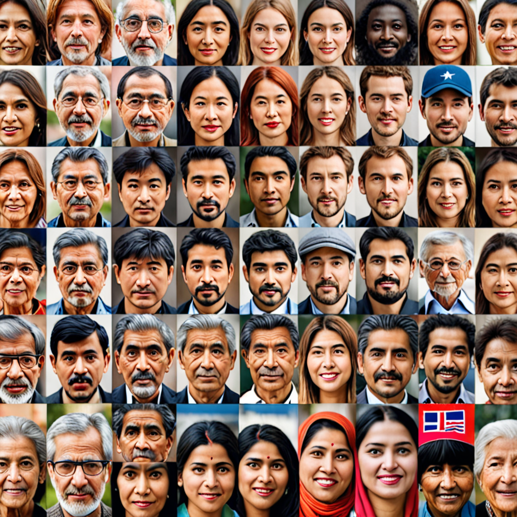 People from different countries