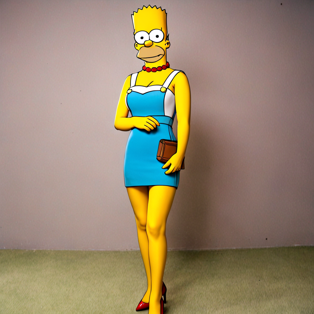 Simpsons cosplay from other cartoons
