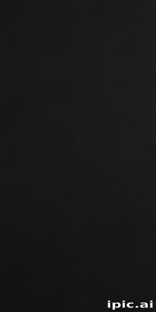 An Abstract Representation of Solid Black Texture with Subtle Depth Variations