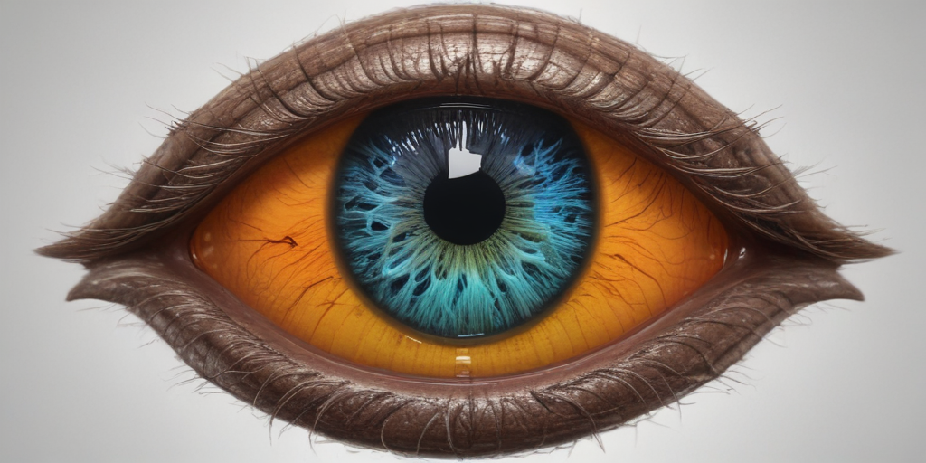Captivating Close-Up of a Vibrant Human Eye with Stunning Color Variations