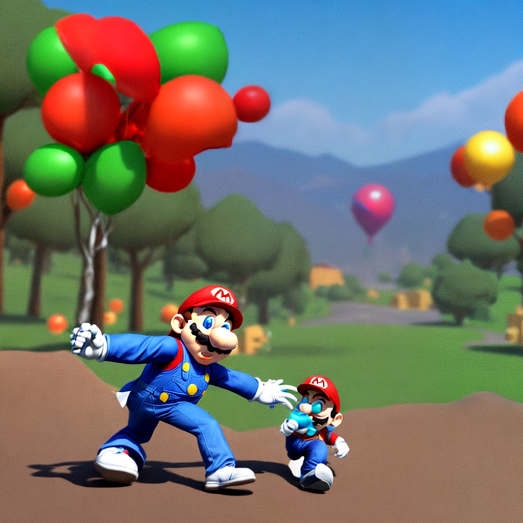 evil mario takes the fun away