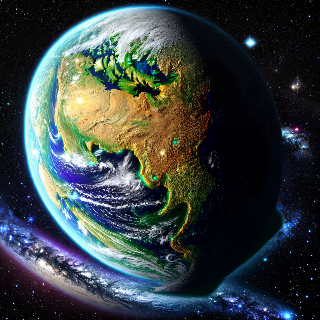 The most beautiful high-dimensional planet