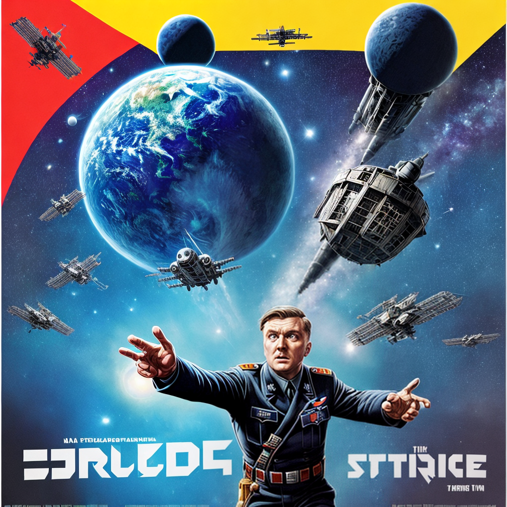 nazi space station movie poster