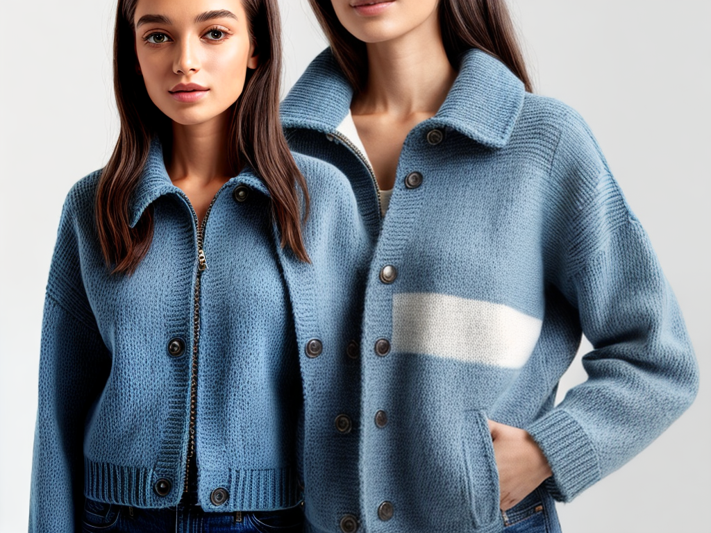 knitted women's jacket