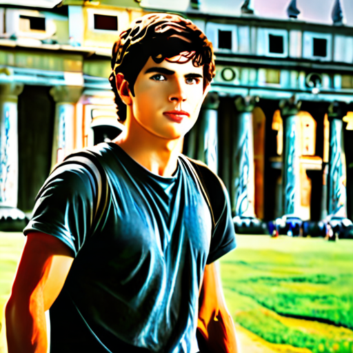 Percy Jackson 21 Annabeth Chase 20 in New Rome