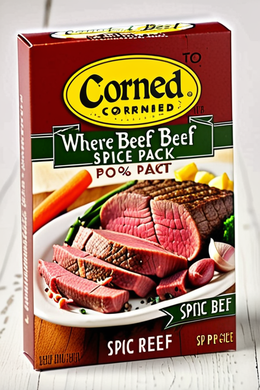Delicious Corned Beef Spice Pack for Flavorful Meal Preparation and Cooking