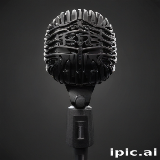 Stylish and Unique Microphone Design Showcasing Modern Artistic ...