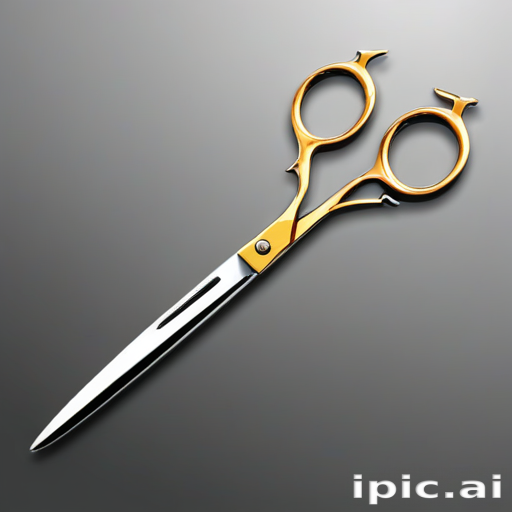 Elegant Gold and Silver Scissors Perfect for Precision Cutting Tasks
