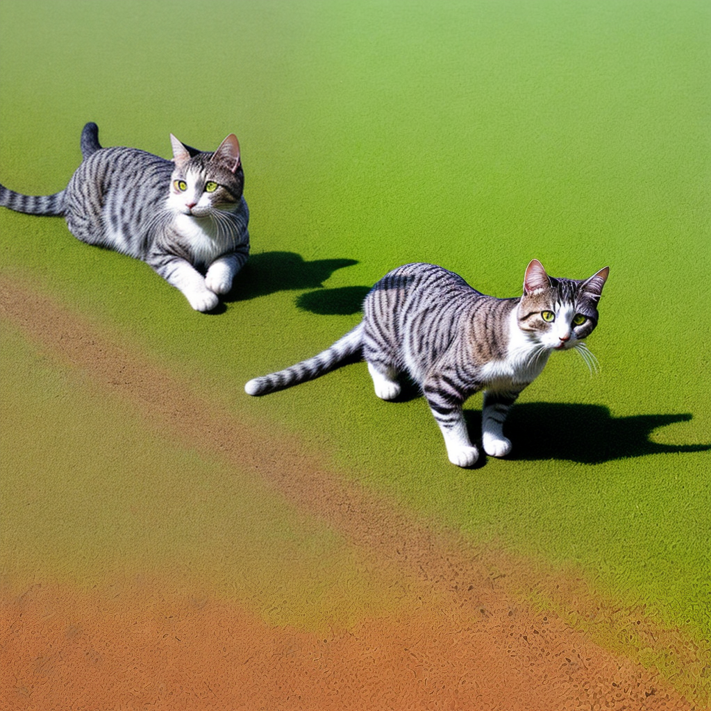 Cat talking long