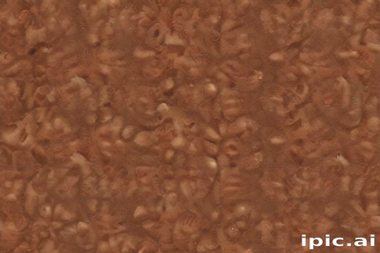 Textured Brown Surface with Organic Patterns and Subtle Variations in Color