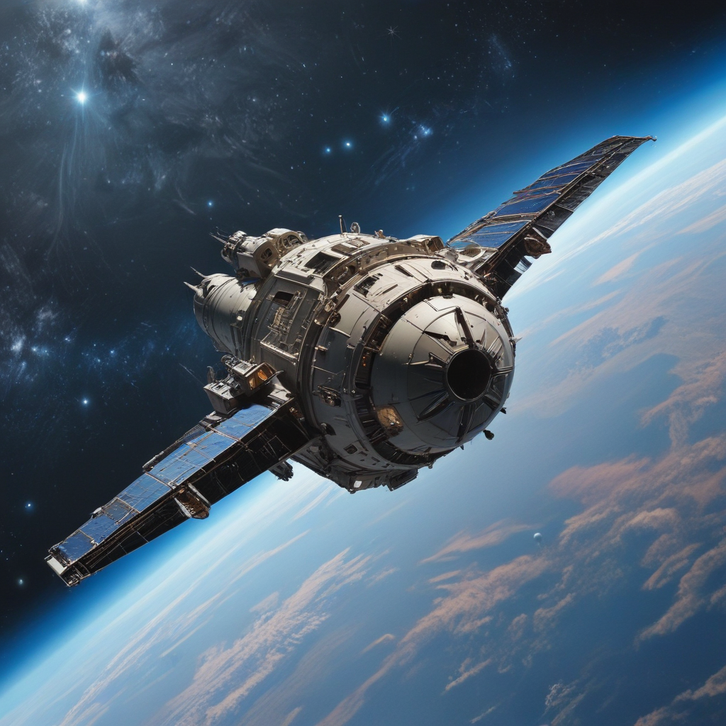 spacelab, space, blue, ship, planet