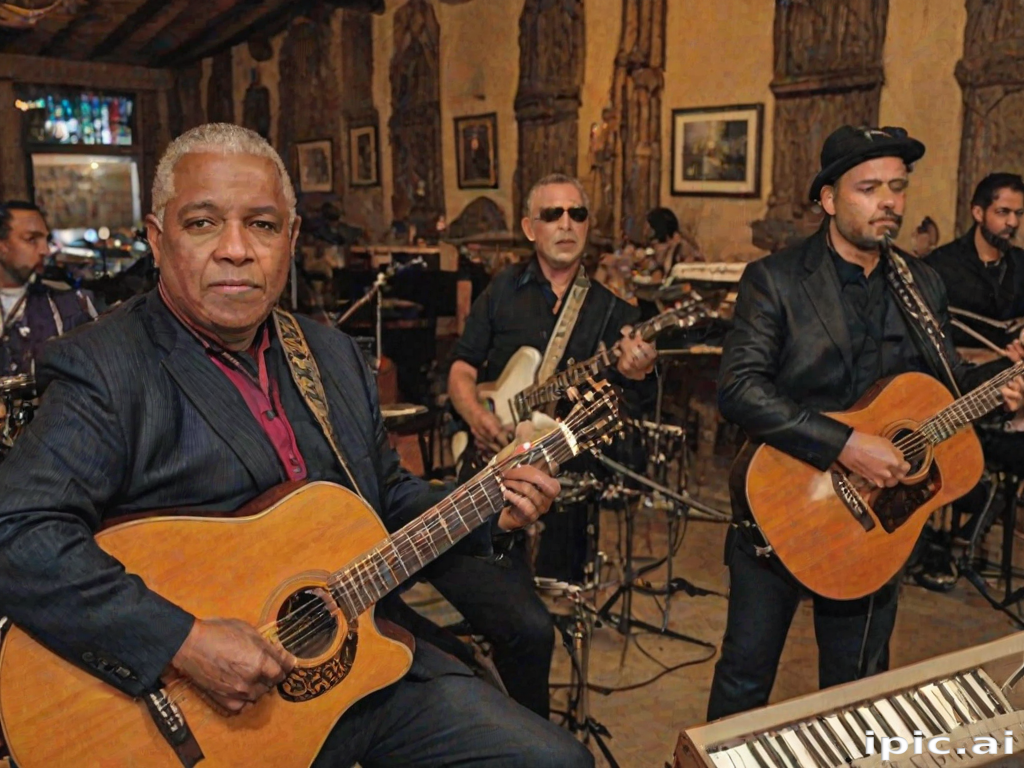 Live Music Performance Featuring Talented Musicians in a Cozy ...