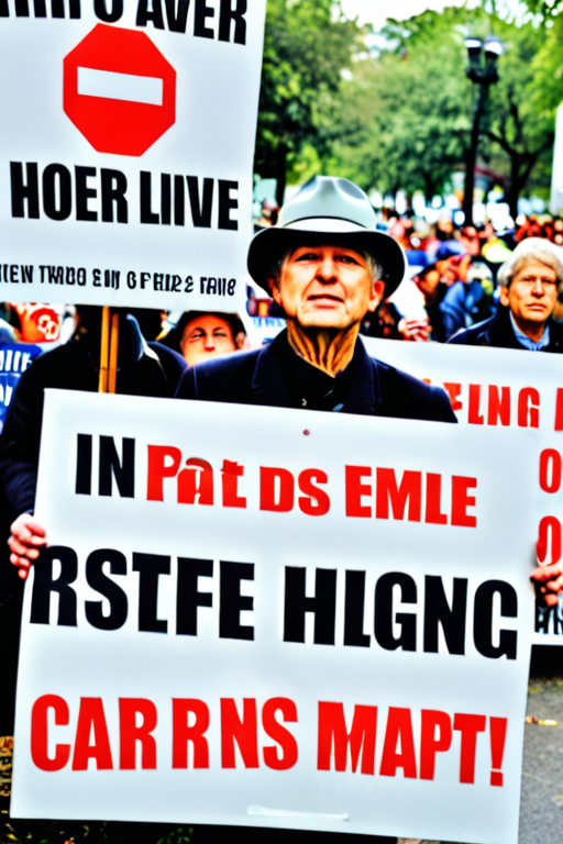 Pro-life, pro-war Protest sign