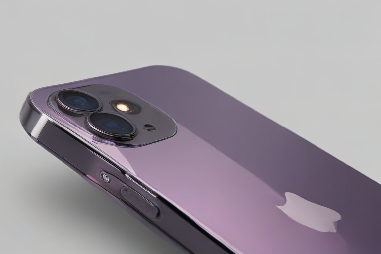 Stylish Purple iPhone Model Showcasing Its Sleek Design and Features
