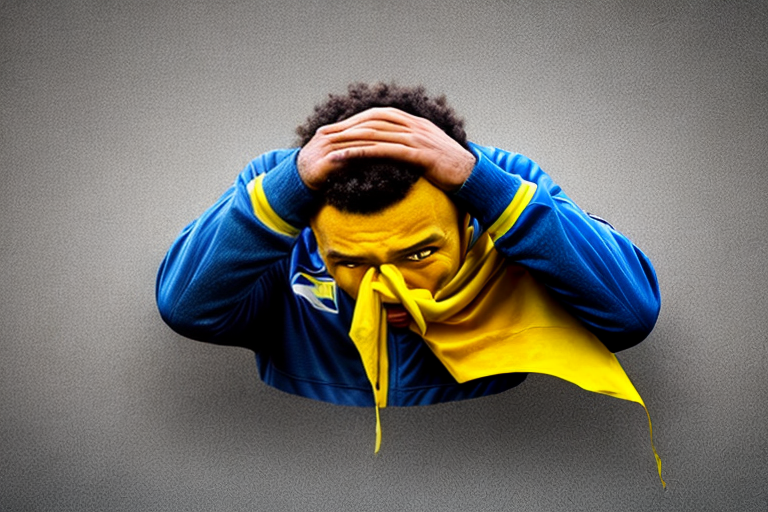 Watford supporter crying