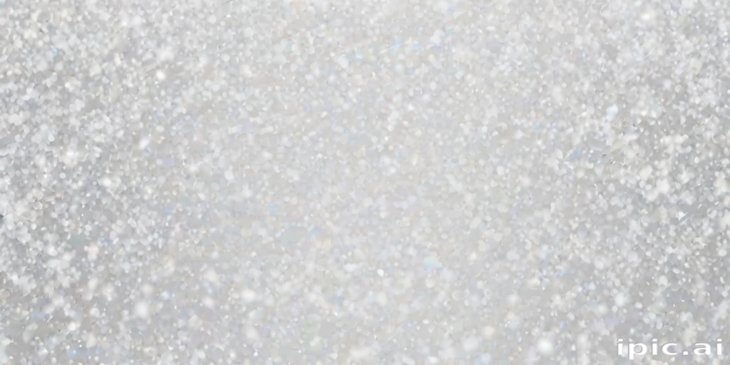 Sparkling Snowfall: A Magical Winter Scene of Glimmering White Flakes