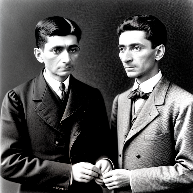 Franz Kafka with Nietzsche