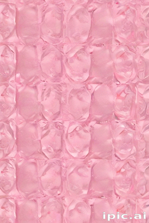 Textured Pink Surface with a Glossy Finish and Bubble-Like Patterns.