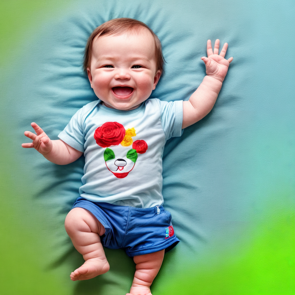 Most Joyful Cartoon Baby Art
