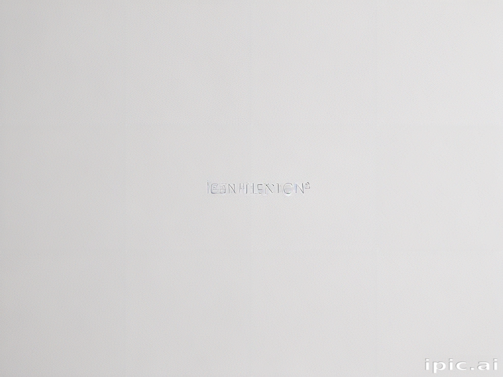 Minimalist White Background Featuring Subtle Text with Enhanced Depth ...