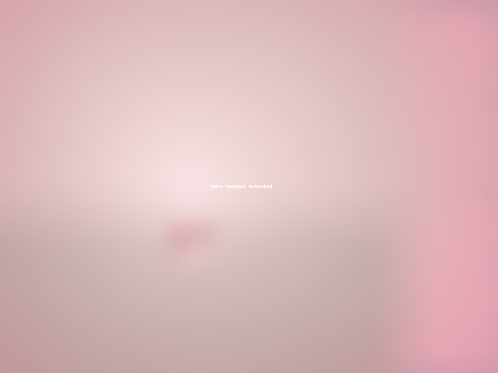 Mysterious Pink Haze with Text Indicating Heavy Content Detected Below
