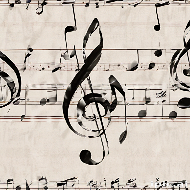 Melodic Harmony: A Beautiful Blend of Notes and Musical Symbols
