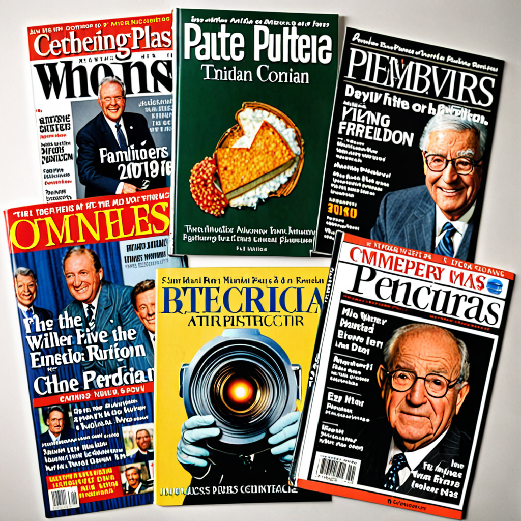 Pictures of the five major periodicals